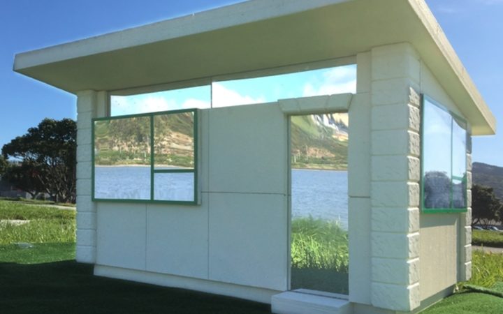 Making tiny polystyrene houses | RNZ