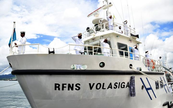 New vessel to help Fiji navy's response to climate change | RNZ News